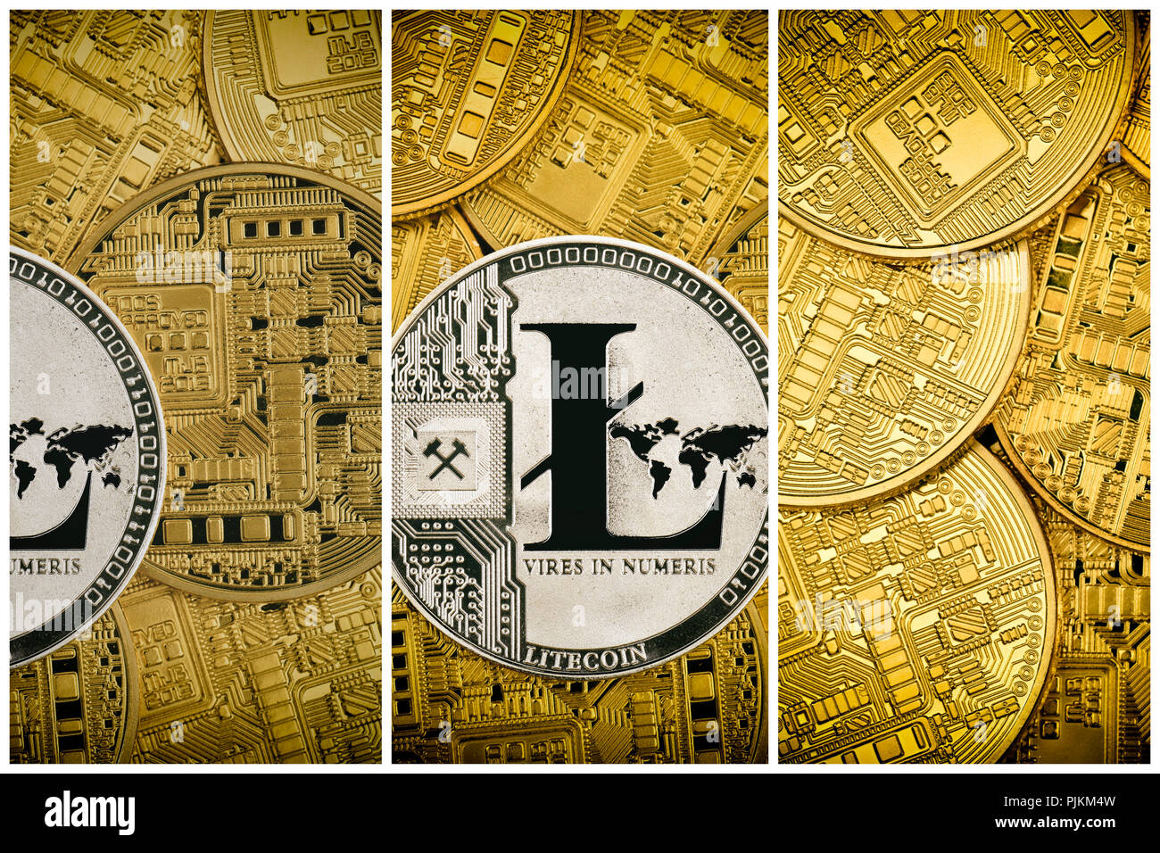 Digital coins hi-res stock photography and images - Alamy