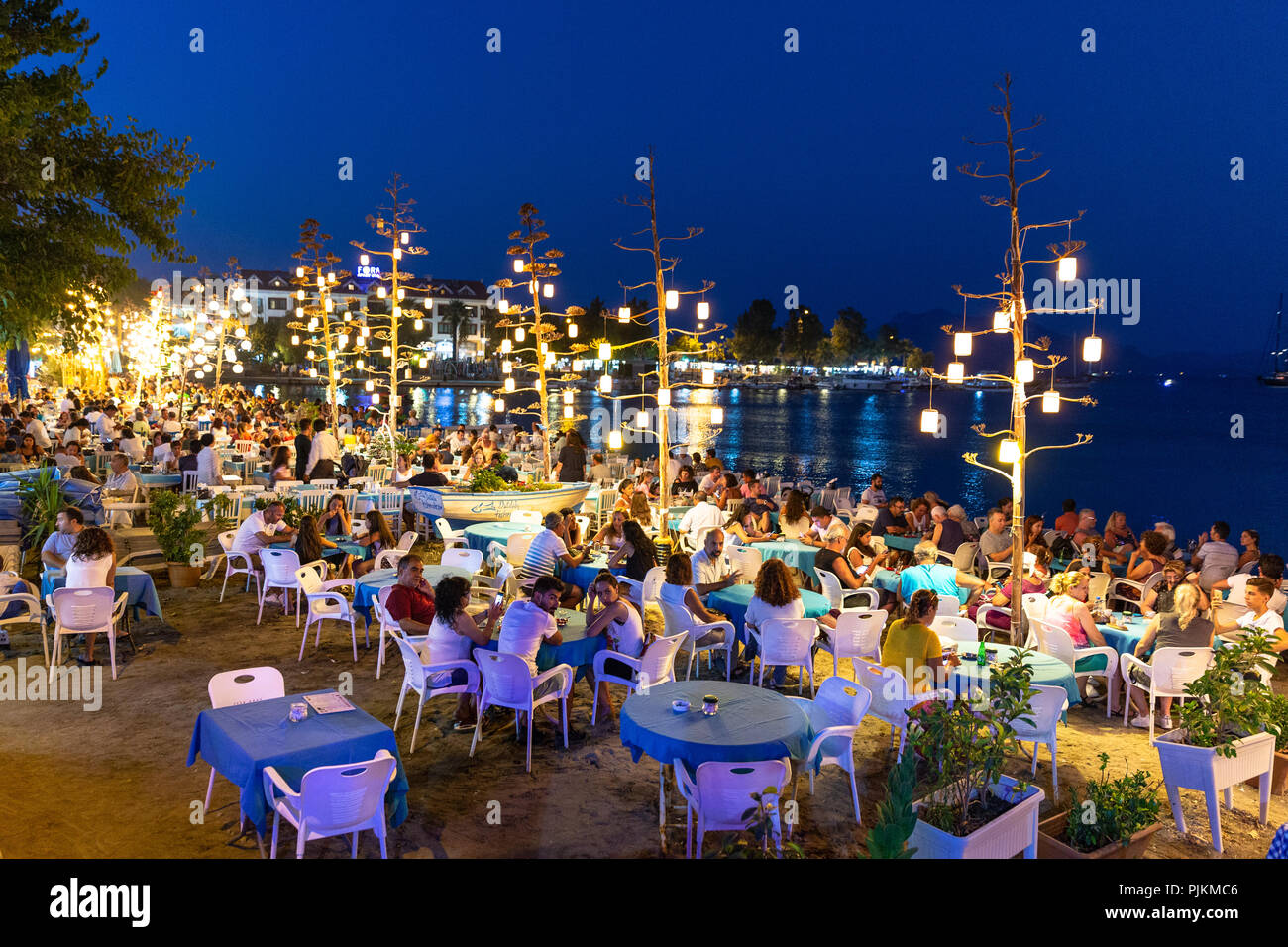 Restaurant turkey datca hi-res stock photography and images - Alamy