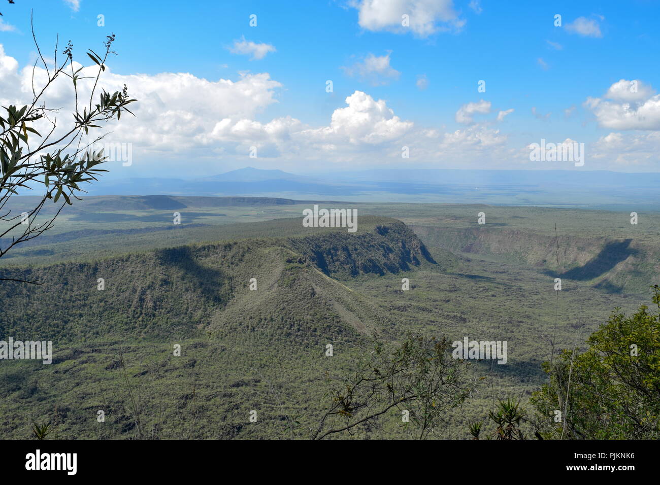 The volcanic crater at Mount Suswa, Kenya Stock Photo - Alamy