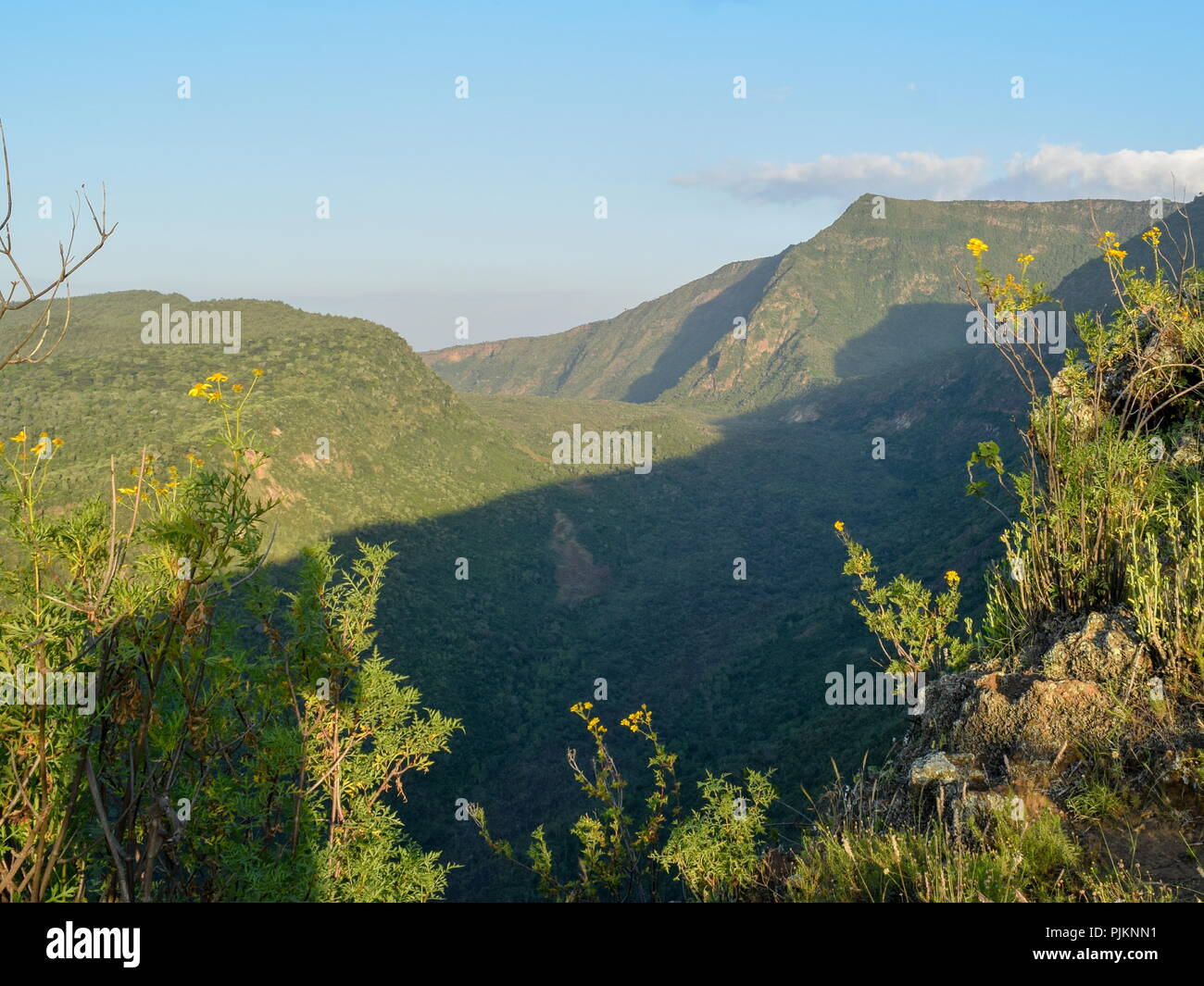 The volcanic crater at Mount Suswa, Kenya Stock Photo - Alamy