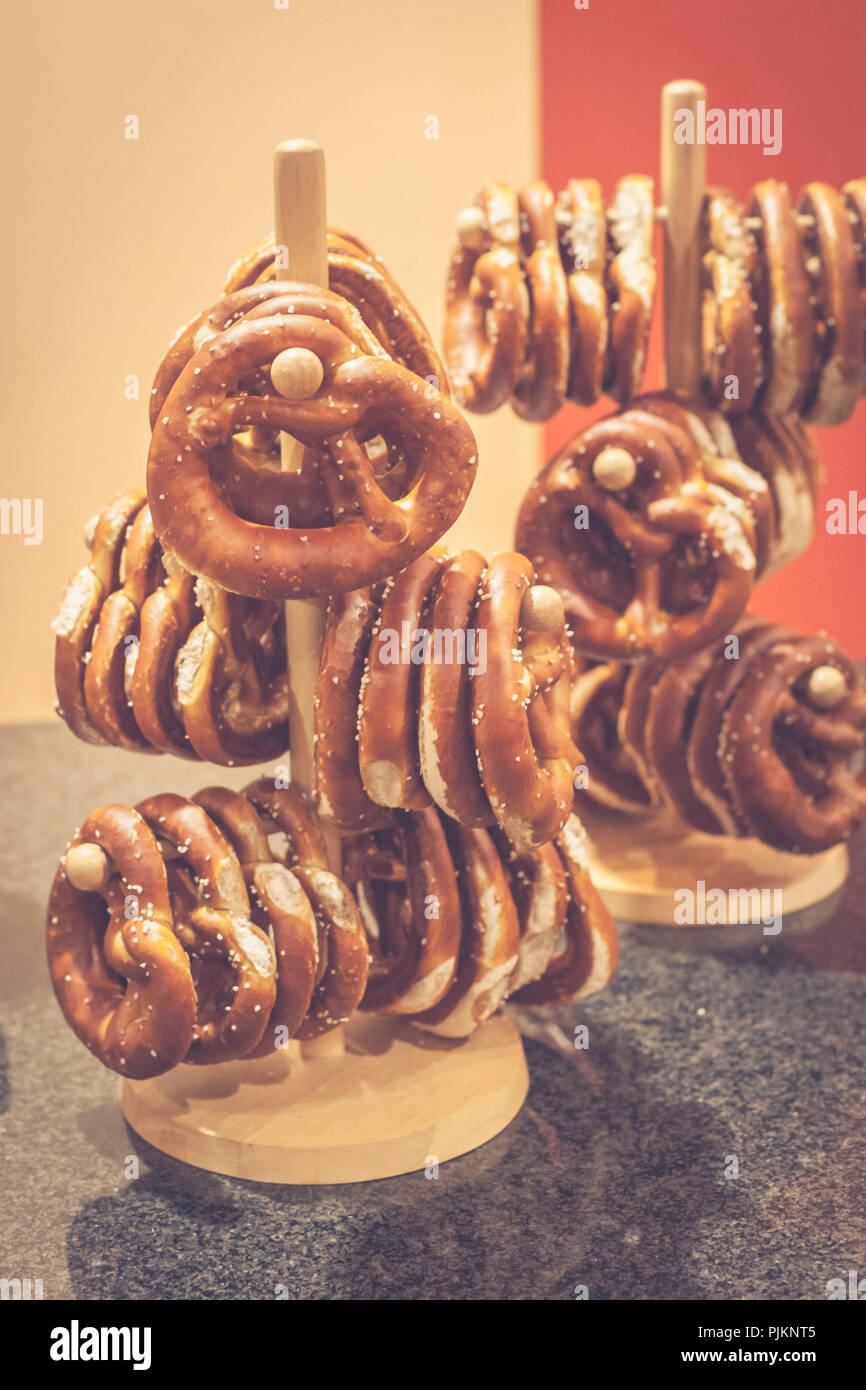 Oktoberfest pretzel rack hi-res stock photography and images - Alamy