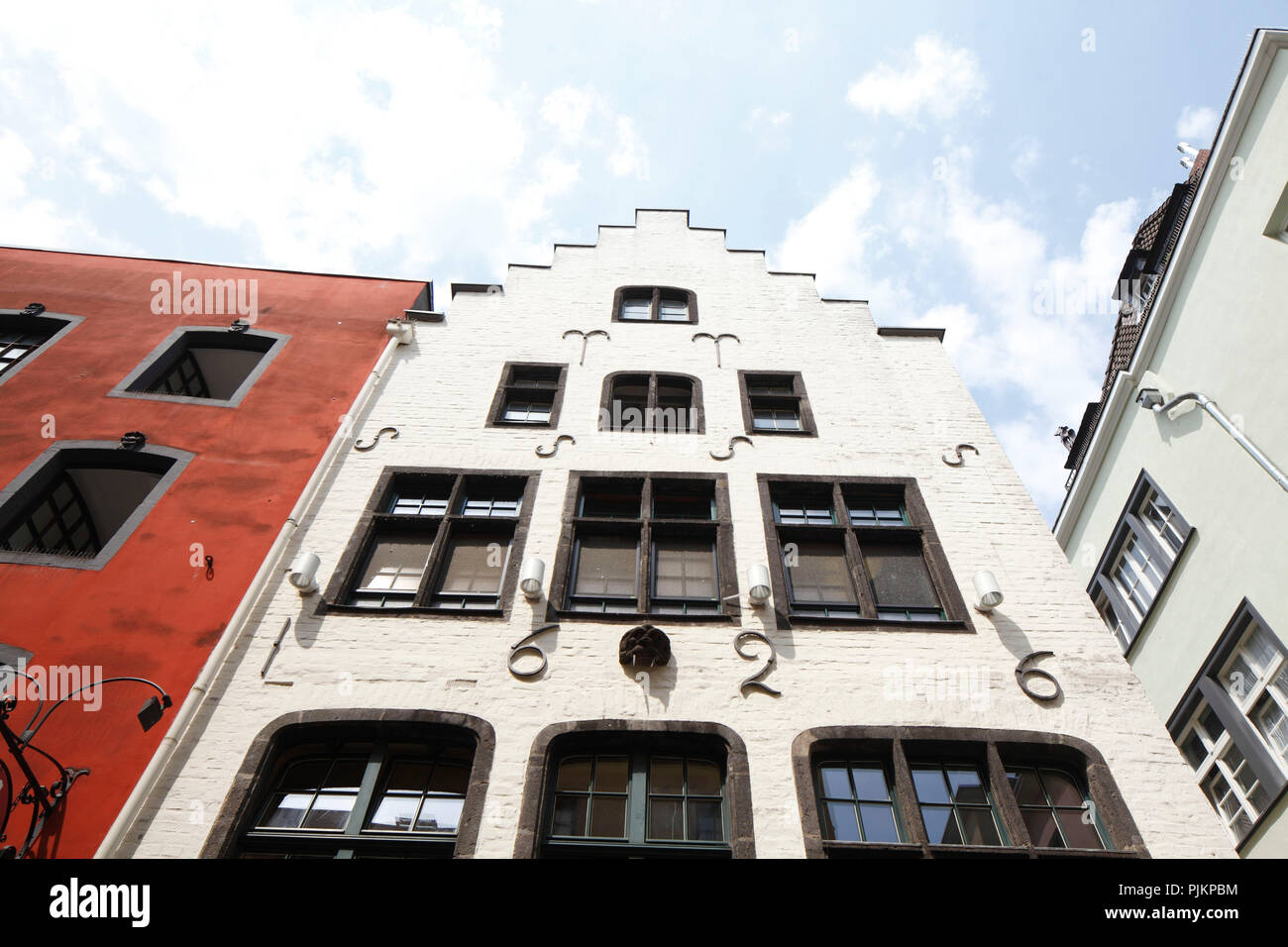 Historic gabled house in the old town, Cologne, North Rhine-Westphalia ...