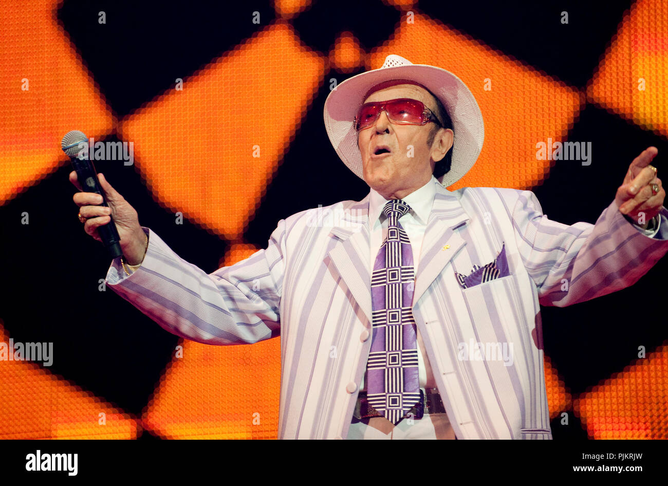 Eddy Wally at the Schlagerfestival in Hasselt (Belgium, 03/04/2010 ...