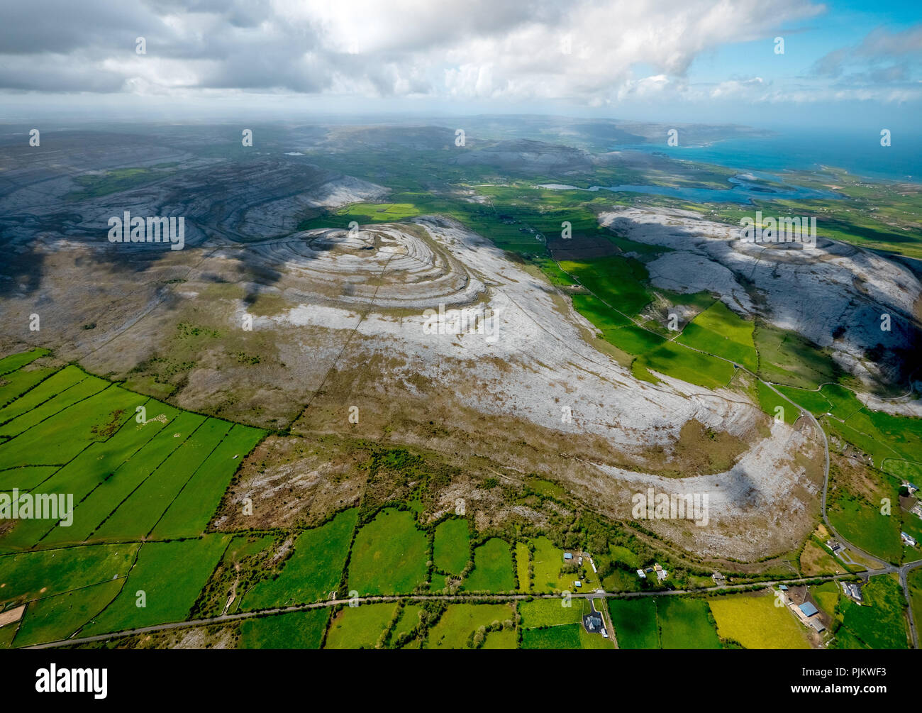 Mullaghmore the burren county clare ireland hi-res stock photography ...