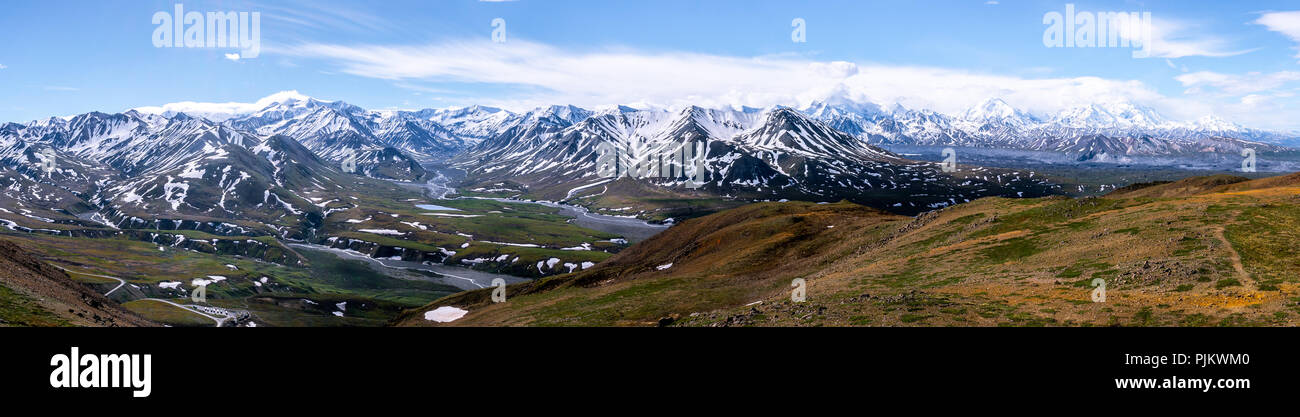 Alaska range panorama hi-res stock photography and images - Alamy