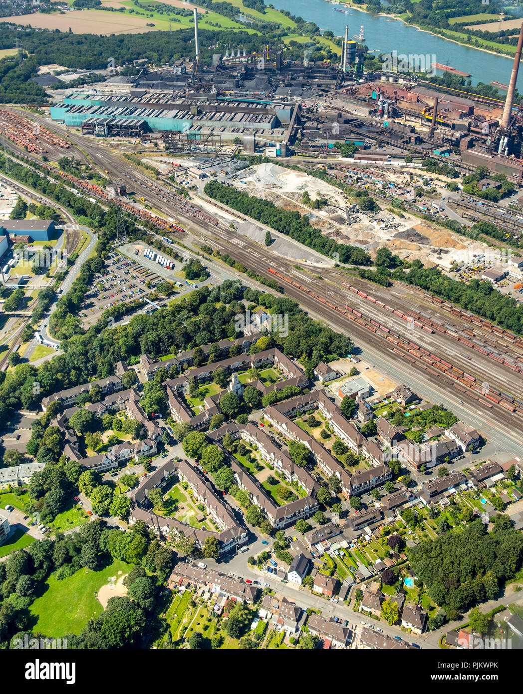 Duisburg huttenheim settlement hi-res stock photography and images - Alamy