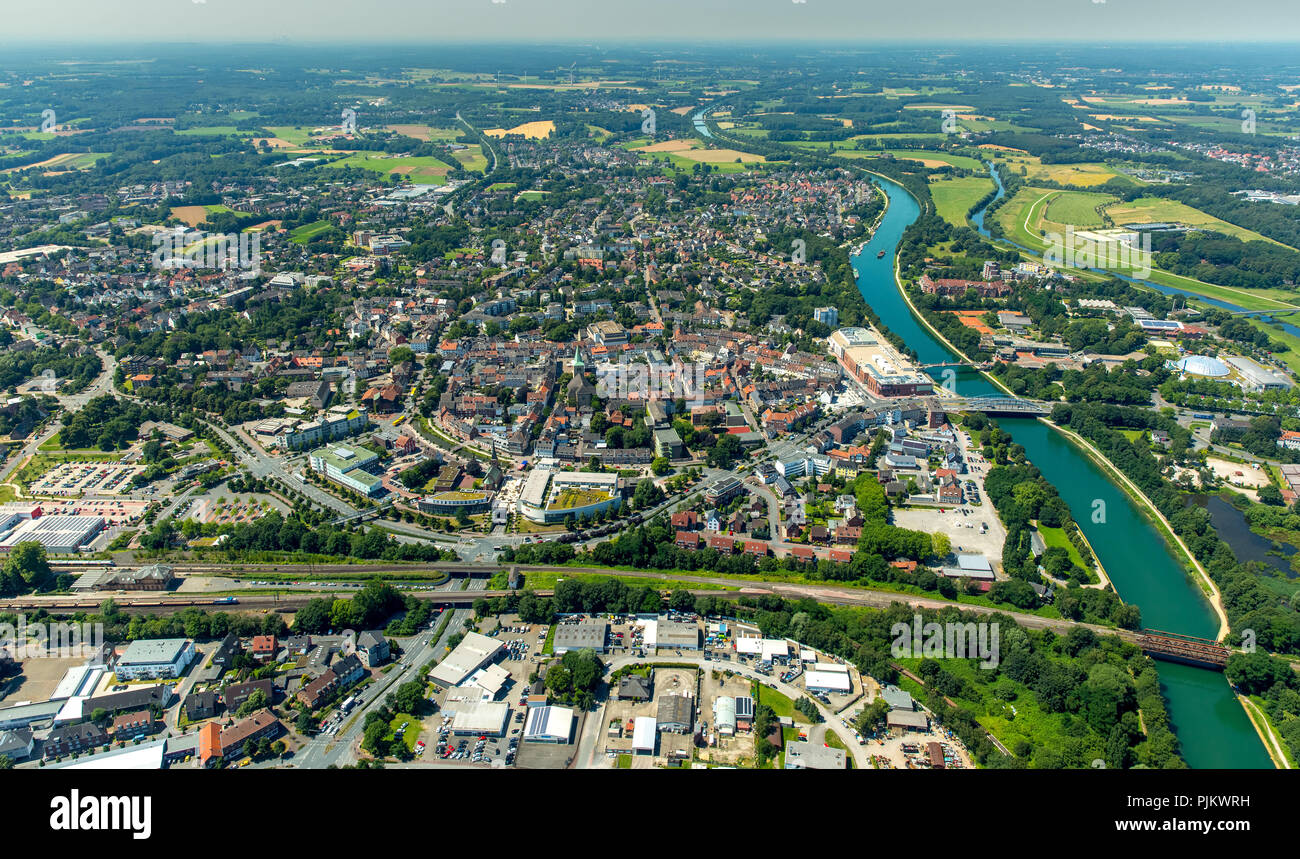 Dorsten with Westwall, Südwall, Westgraben, Südgraben and Ostgraben ...