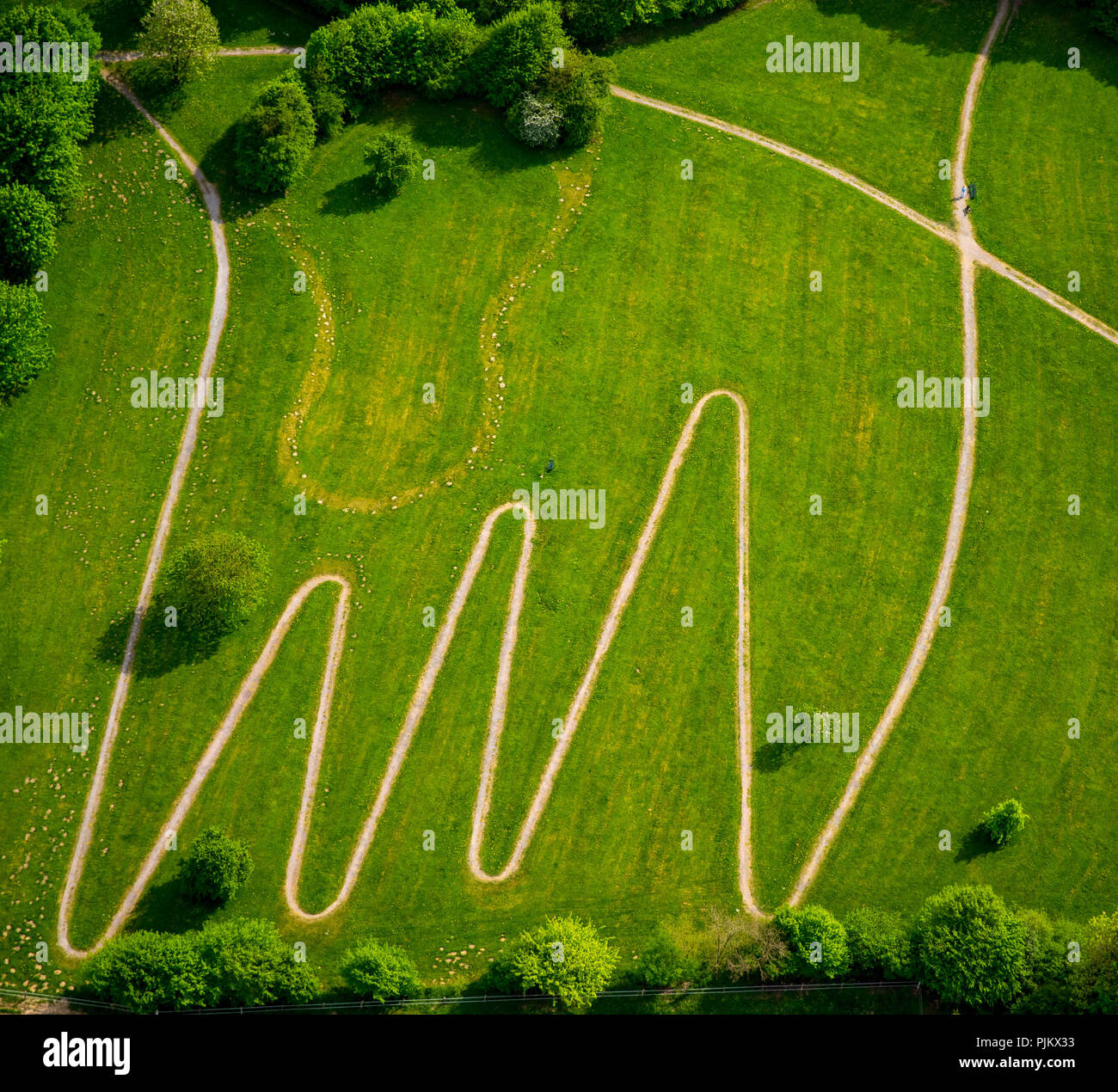 Serpentine path for cardiac patients hi-res stock photography and ...