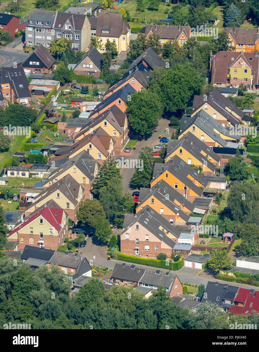 Bergkamen Settlement Hellweg with D-Zug settlement, colliery estate for ...