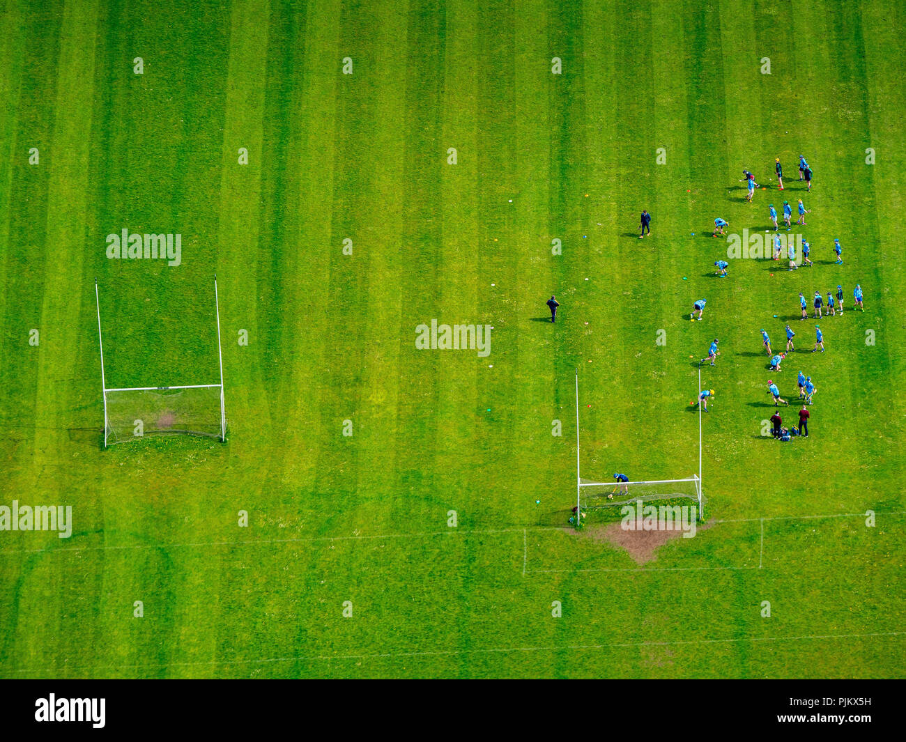 Hurling training at the school hi-res stock photography and images - Alamy