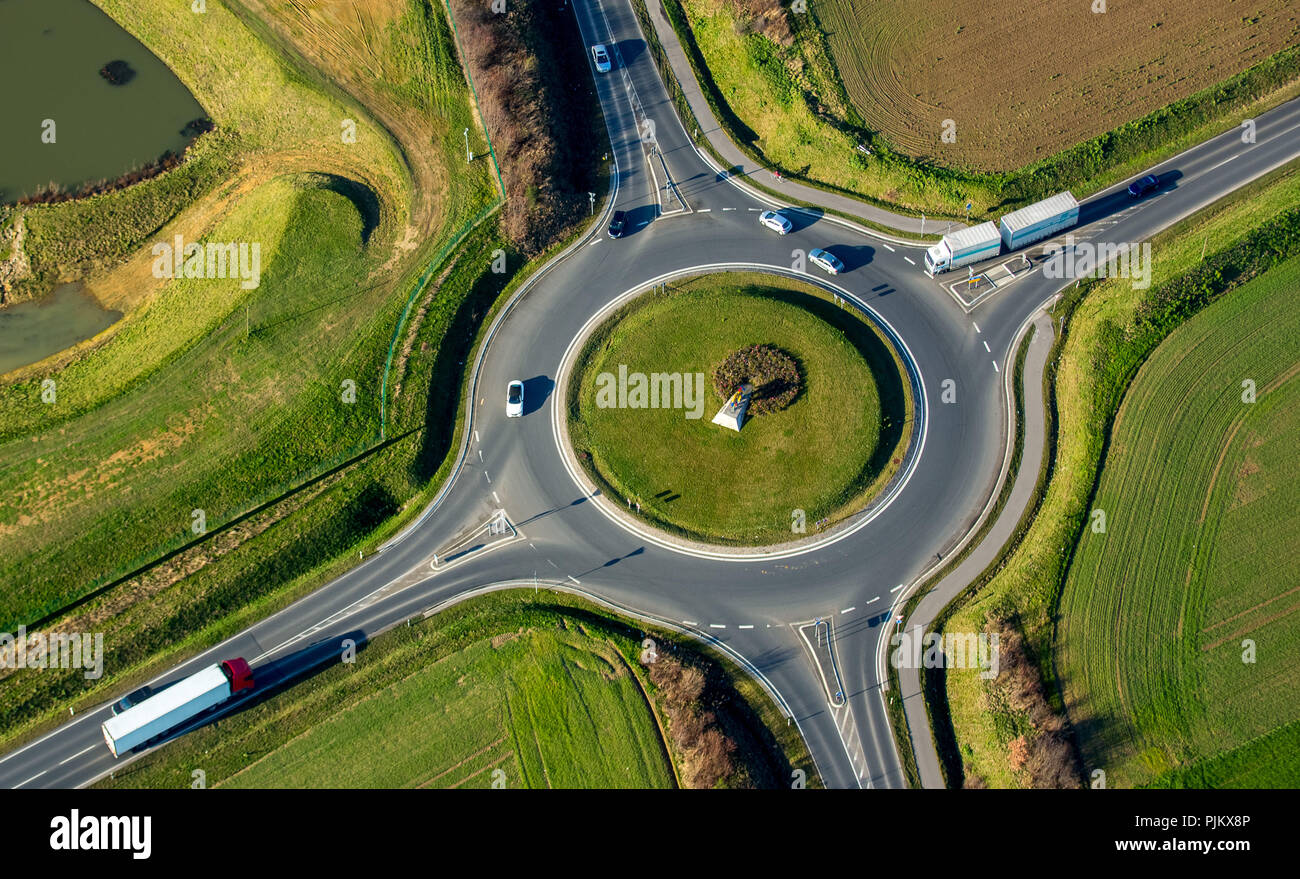 Four departures roundabout hi-res stock photography and images - Alamy