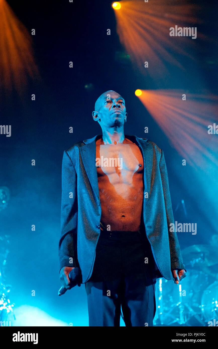 British electronic music band Faithless in concert at Tour & Taxis ...