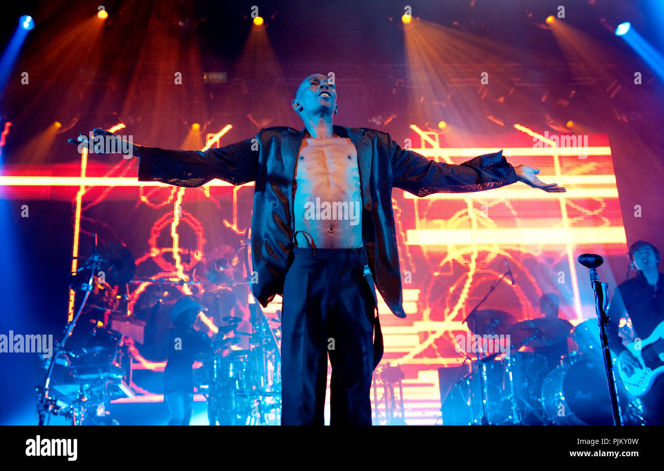 British electronic music band Faithless in concert at Tour & Taxis ...