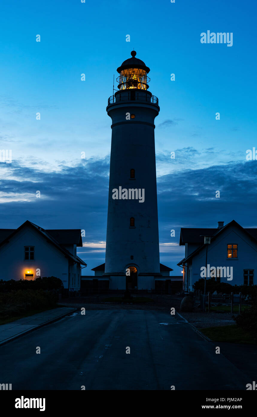 Lighthouse Hirtshals, Denmark Stock Photo - Alamy