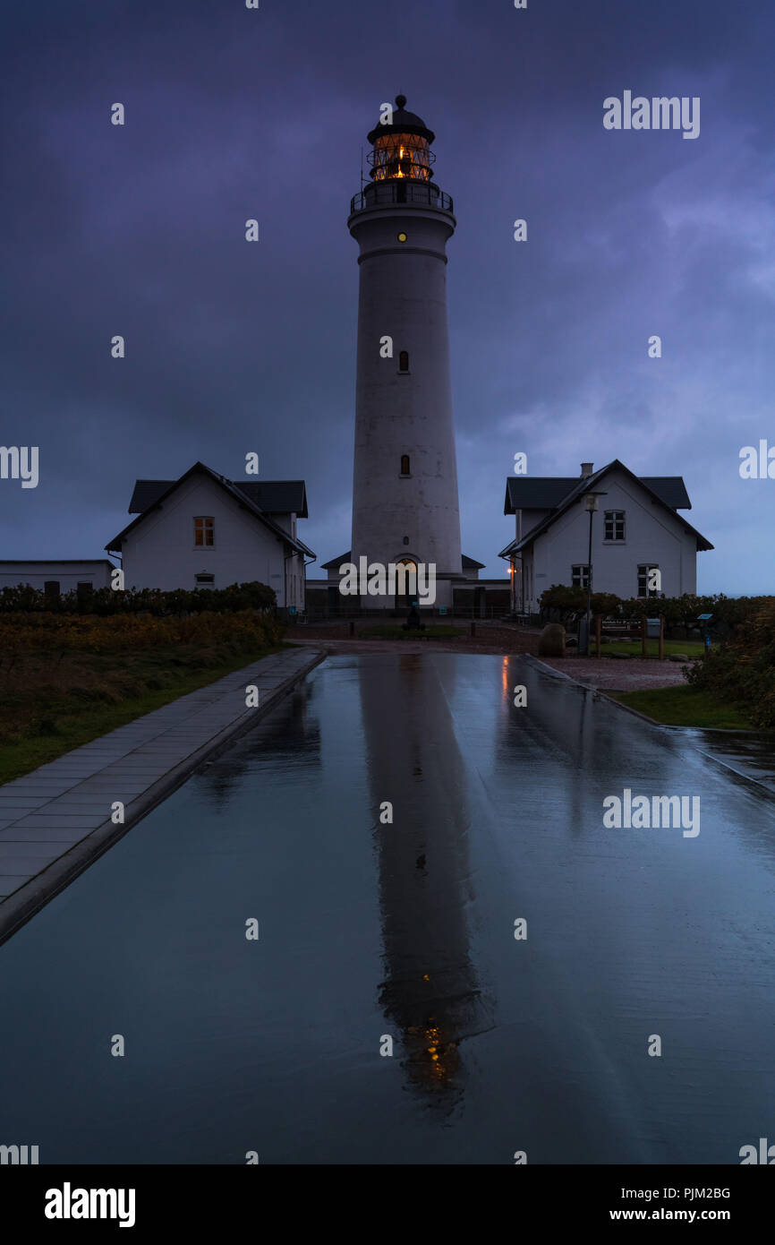 Lighthouse Hirtshals, Denmark Stock Photo - Alamy