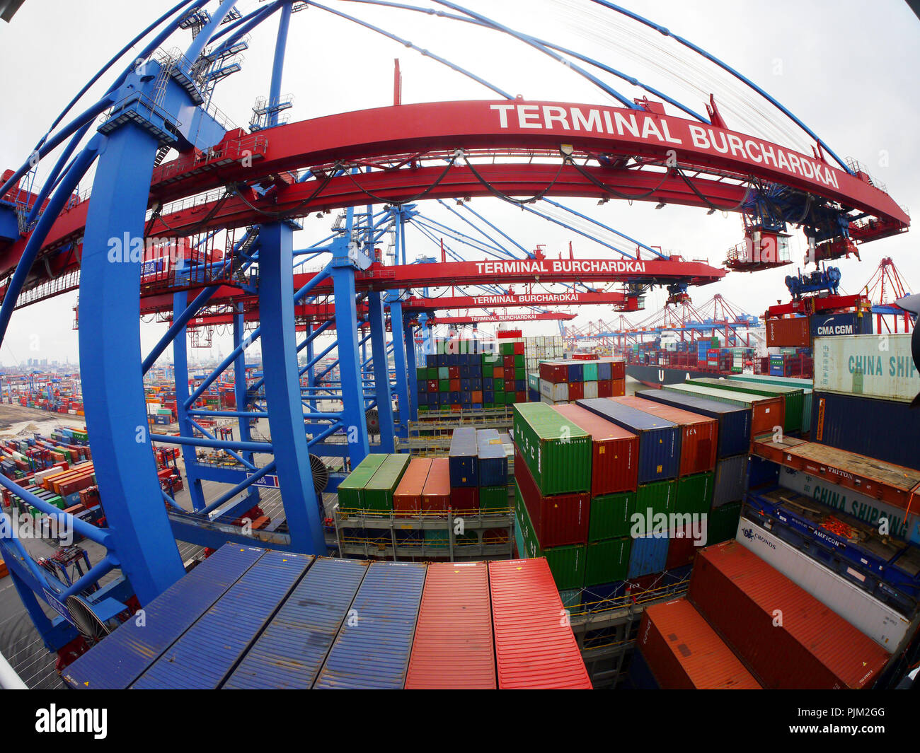 container loading Stock Photo - Alamy