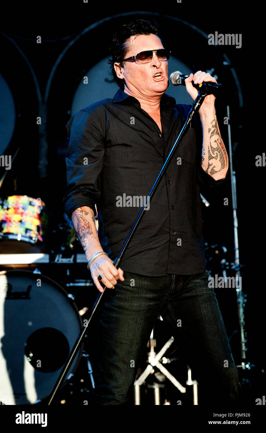 Dutch rock band Golden Earring at the Suikerrock festival in Tienen ...