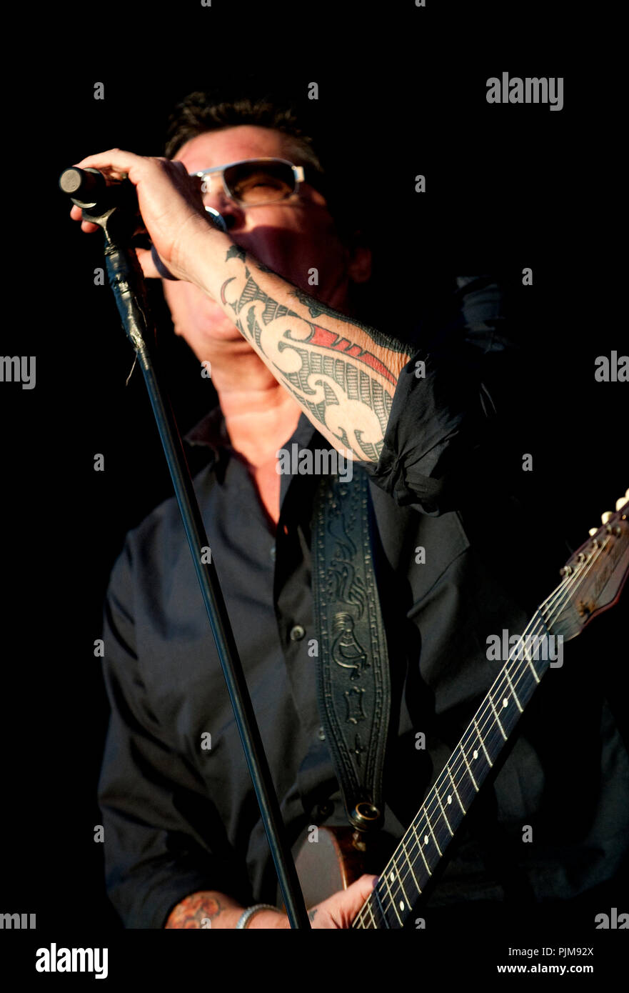 Dutch rock band Golden Earring at the Suikerrock festival in Tienen ...