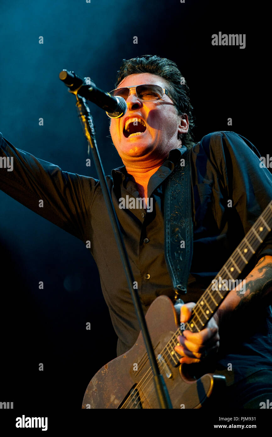 Dutch rock band Golden Earring at the Suikerrock festival in Tienen ...
