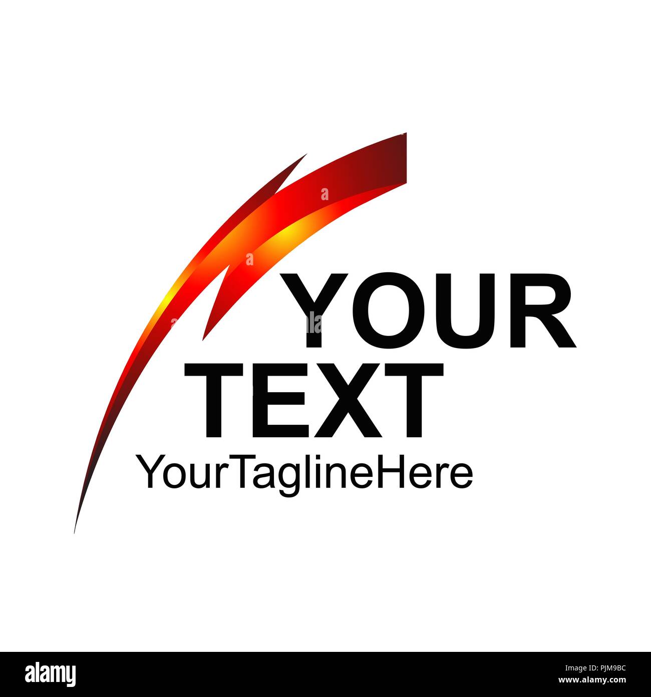 electric danger light power voltage flash thunder 3d icon Logo design ...