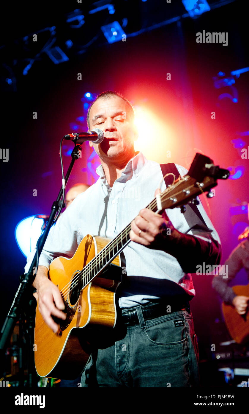 Dutch musician and singer-songwriter Ernst Jansz performing at the ...