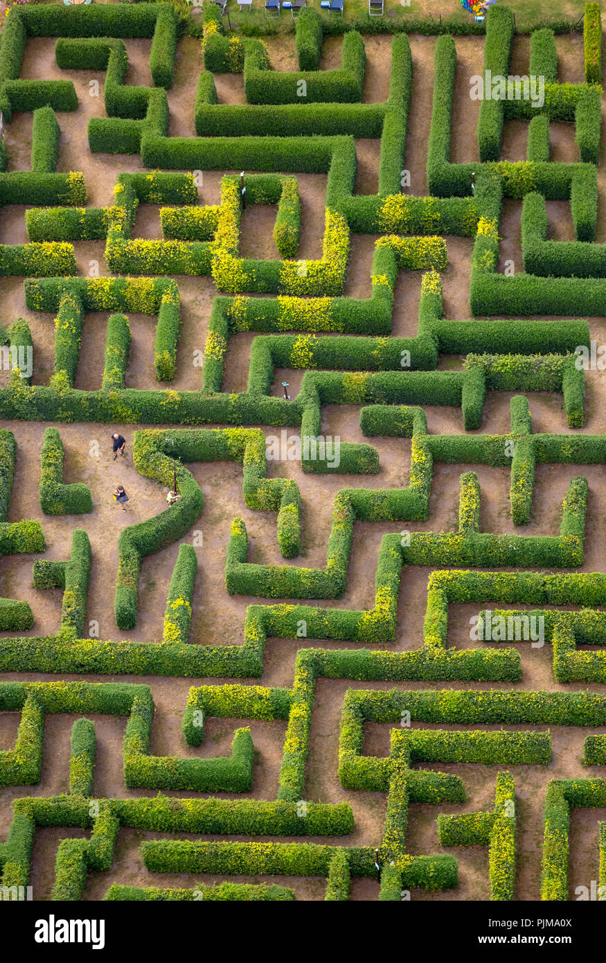 Hedge maze hi-res stock photography and images - Alamy