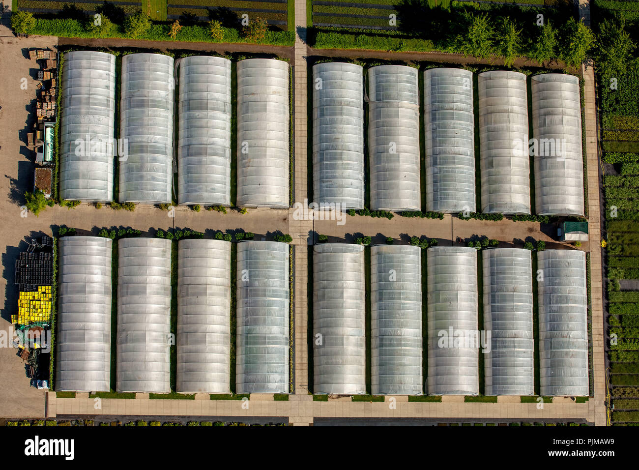 Nursery with greenhouses in angertal hi-res stock photography and ...