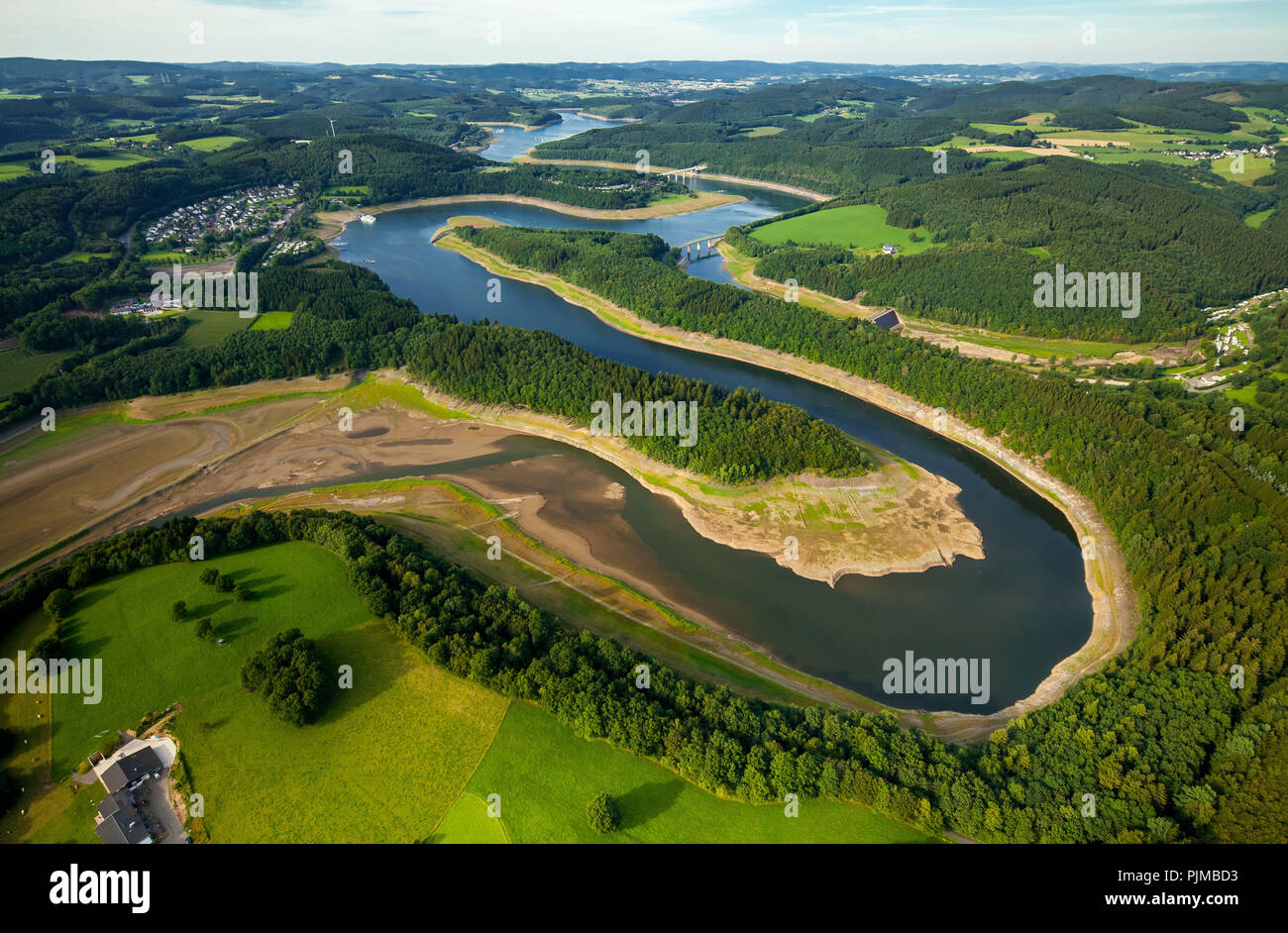 Aerial picture of olpe hi-res stock photography and images - Alamy