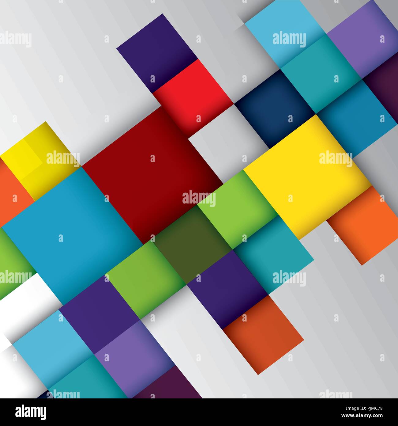 geometric figures and colors pattern background vector illustration ...