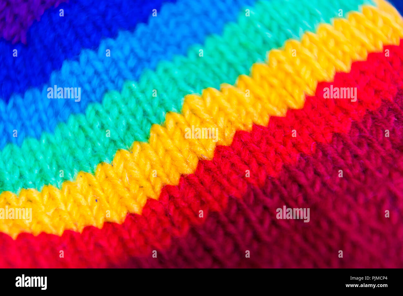 Colourful knitted cap hi-res stock photography and images - Alamy