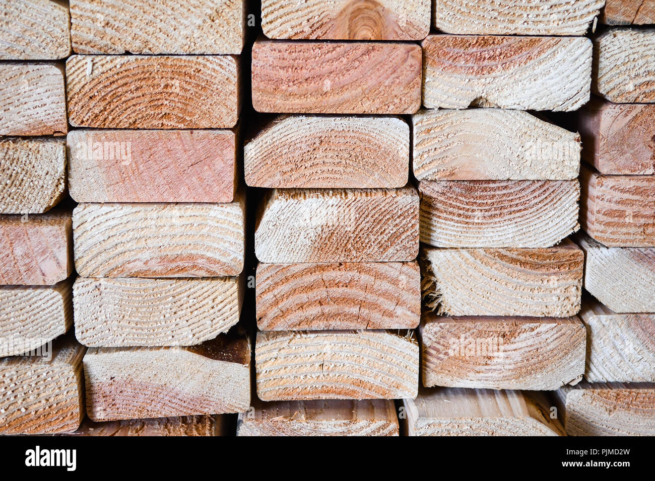 Wood in a construction warehouse for building new homes Stock Photo - Alamy