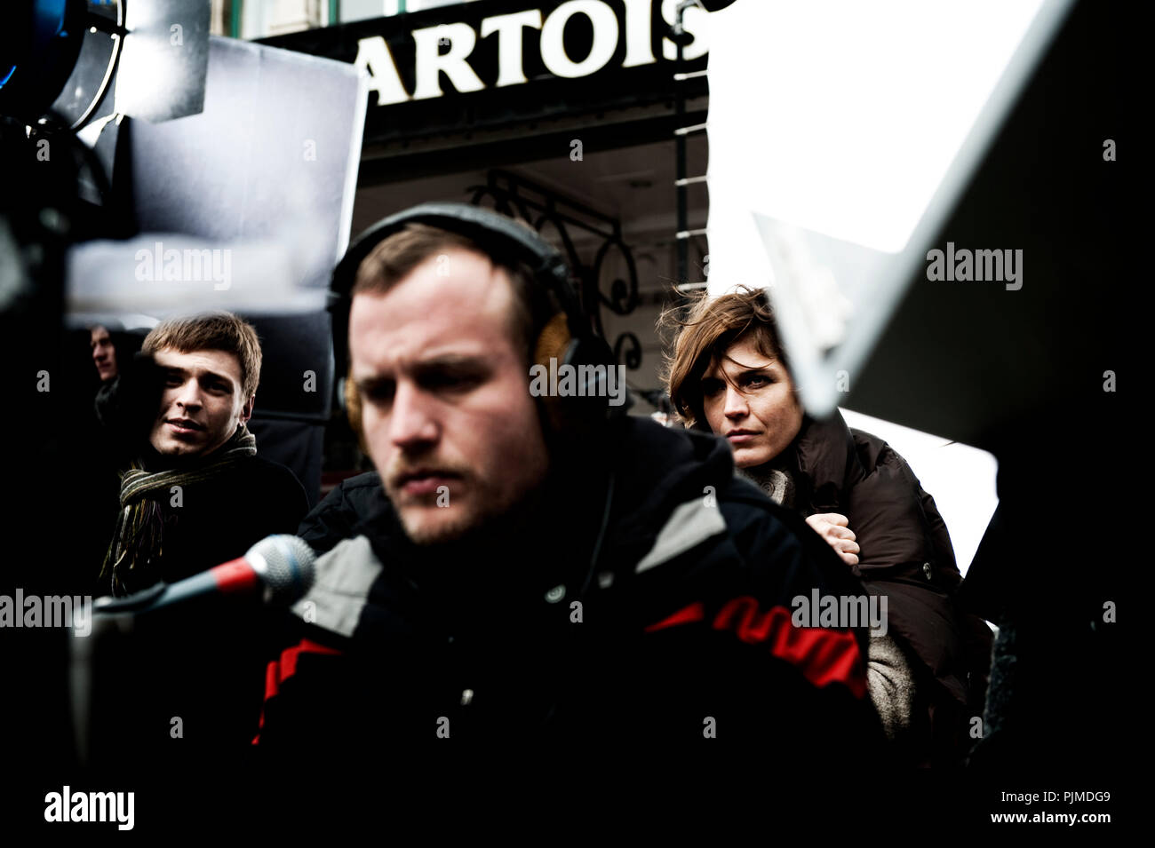 The recording set of the television serie Het Goddelijke Monster in ...