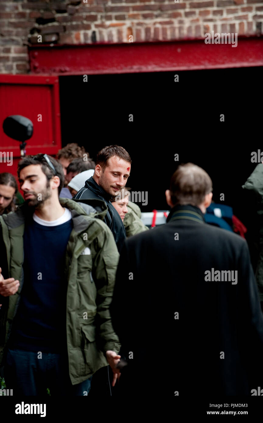 On the set of the movie Rundskop, written and directed by Michaël R ...