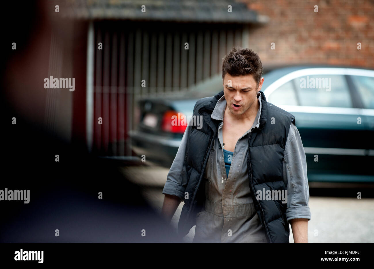 On the set of the movie Rundskop, written and directed by Michaël R ...