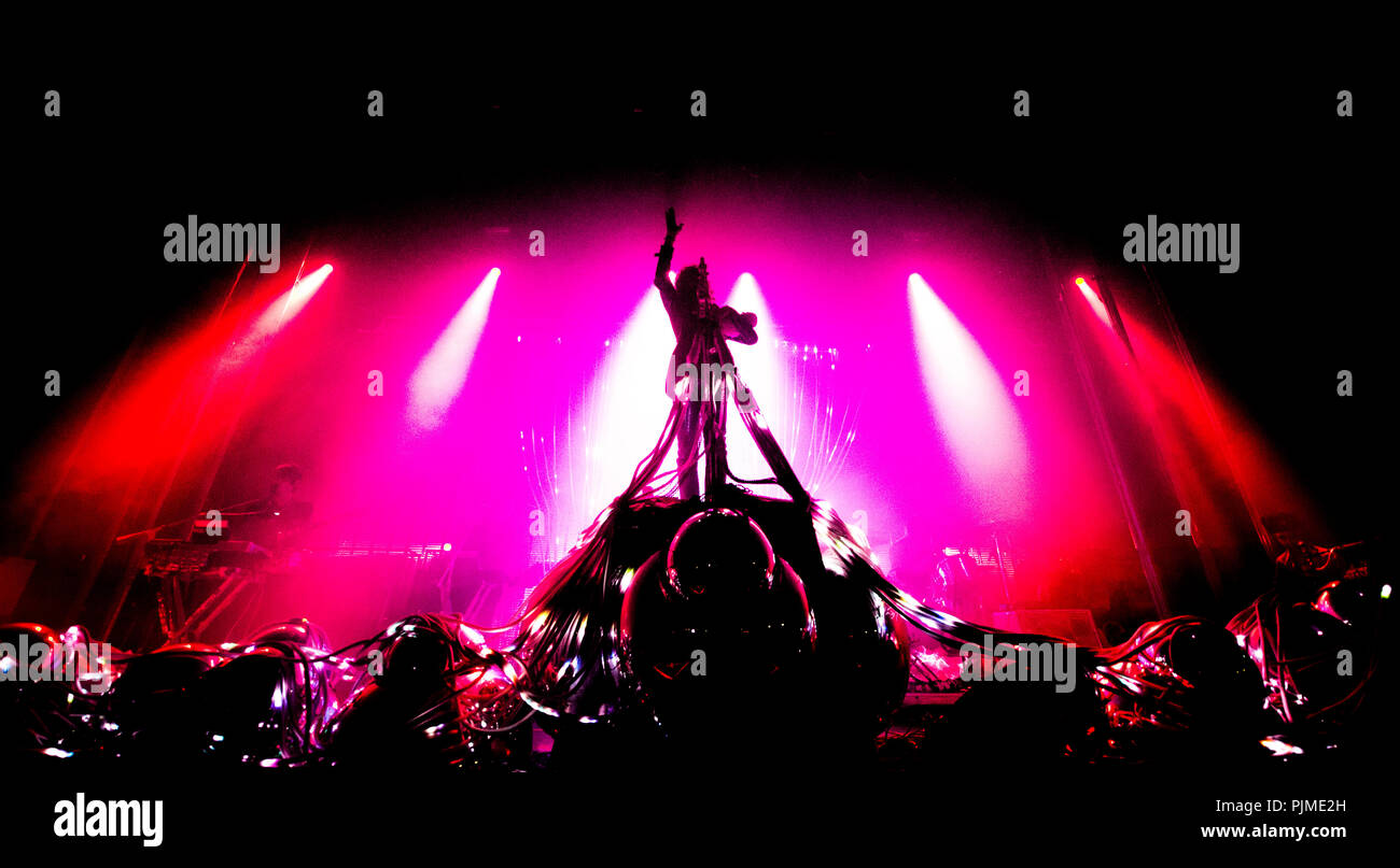 American rock band The Flaming Lips in concert at the Crammerock ...