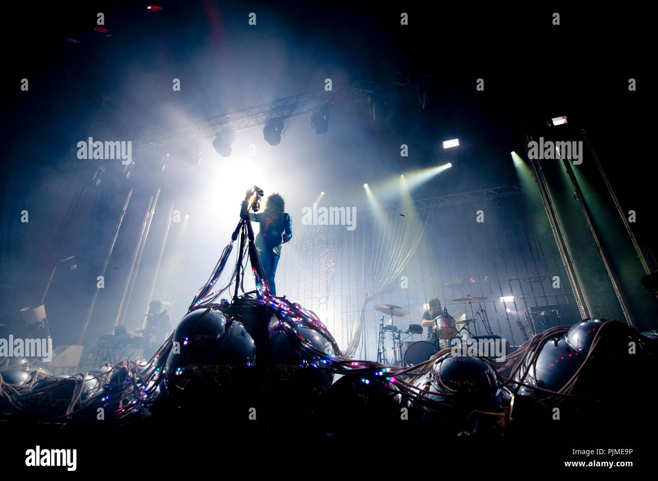 American rock band The Flaming Lips in concert at the Crammerock ...