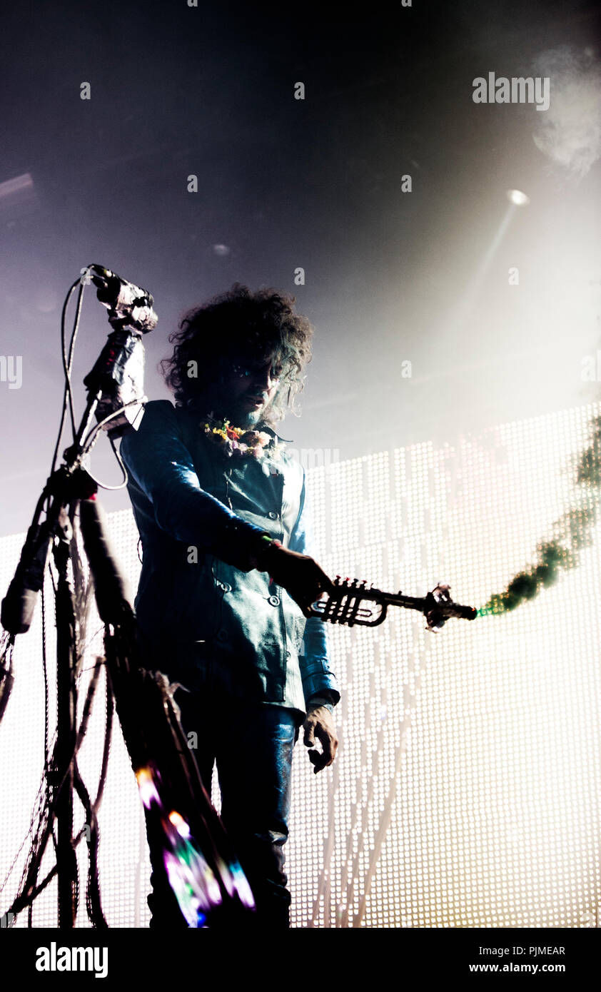 American rock band The Flaming Lips in concert at the Crammerock ...