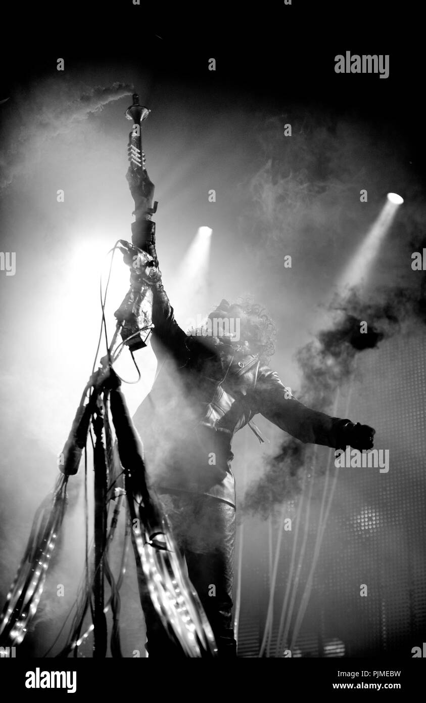 American rock band The Flaming Lips in concert at the Crammerock ...