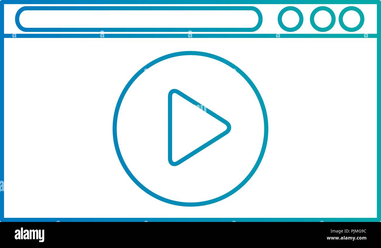 media player in display vector illustration design Stock Vector Image ...