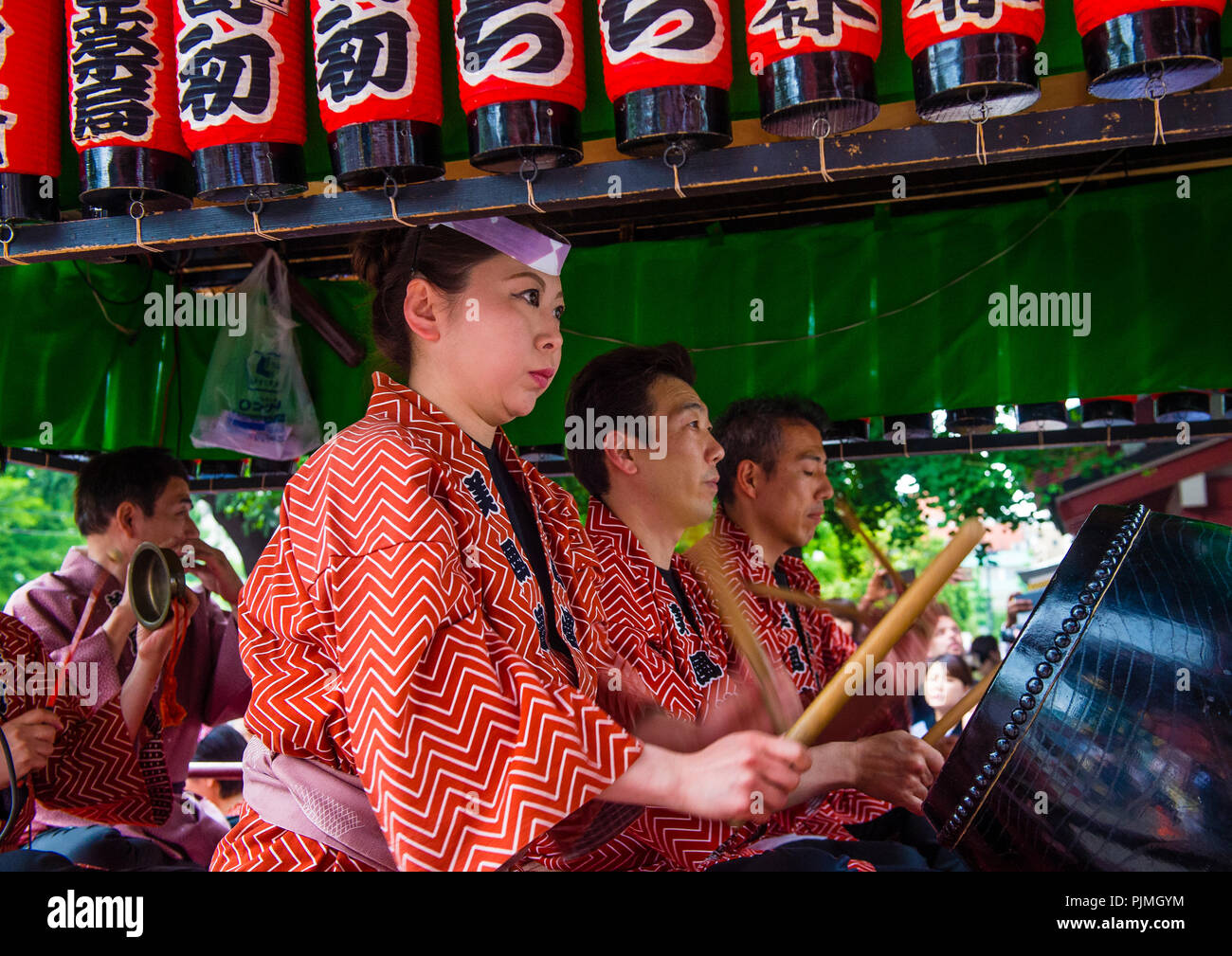 Participants in the Kanda Matsuri in Tokyo, Japan Stock Photo - Alamy