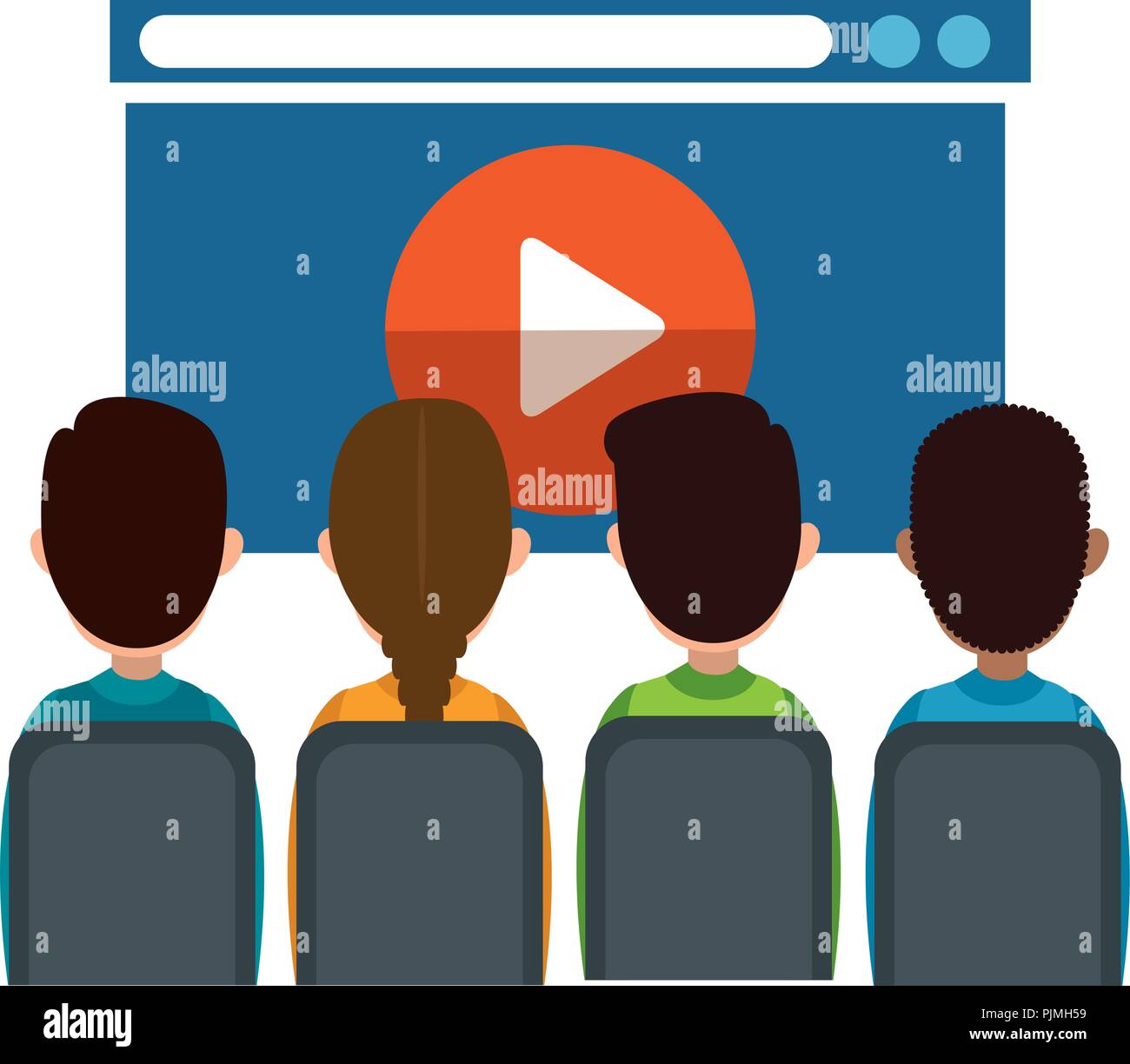 Multimedia classroom Stock Vector Images - Alamy