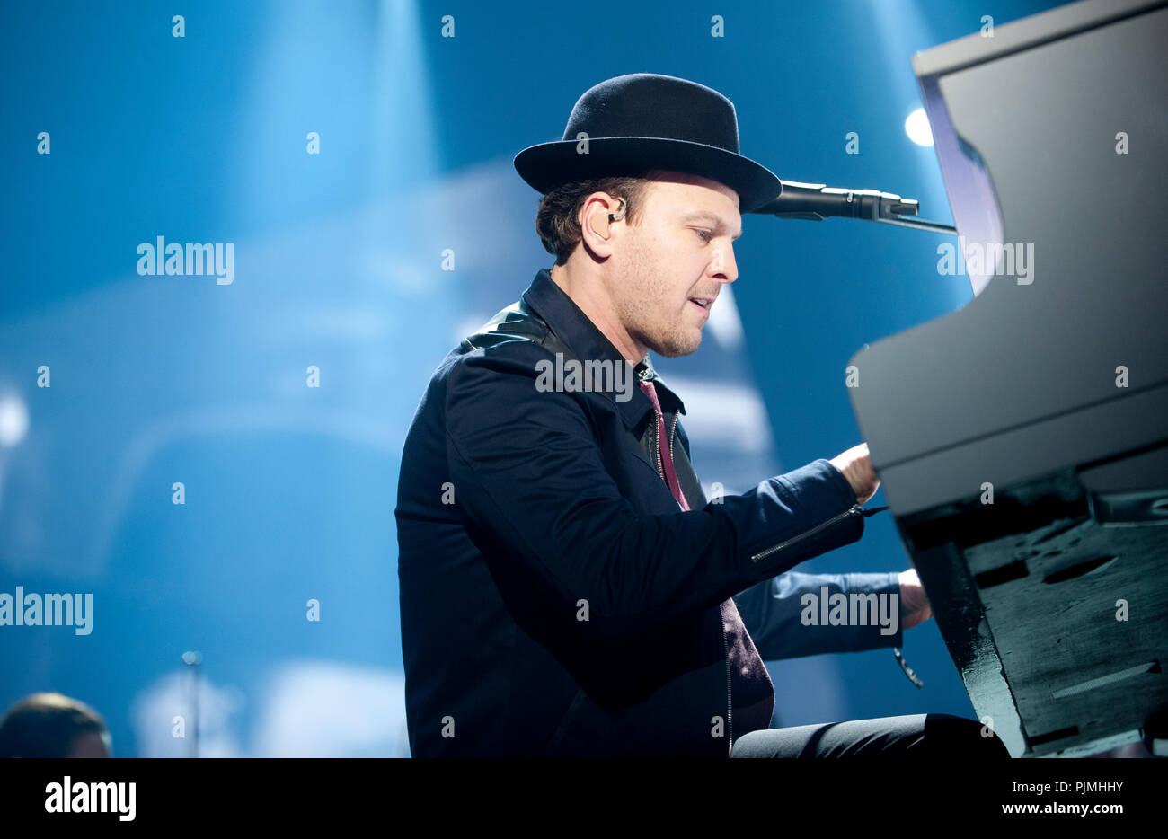 American musician and singer-songwriter Gavin DeGraw performing at the ...