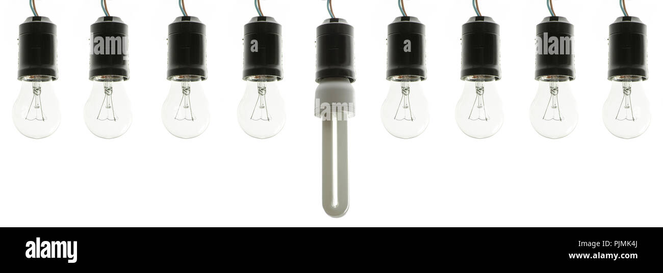 Light bulbs in a row hi-res stock photography and images - Alamy