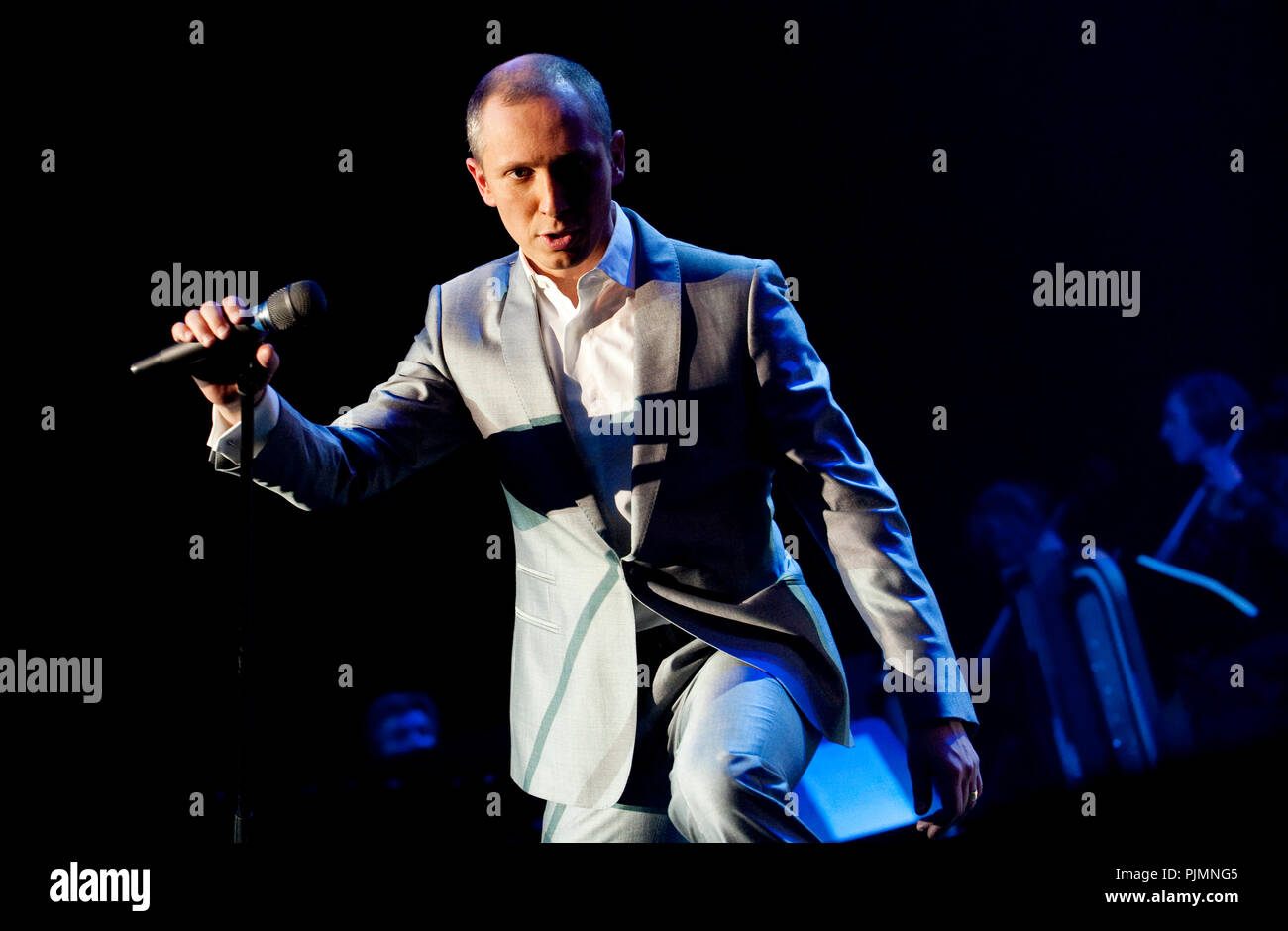 Helmut Lotti at the Haiti Lavi 12-12 benefit concert in the Bozar ...
