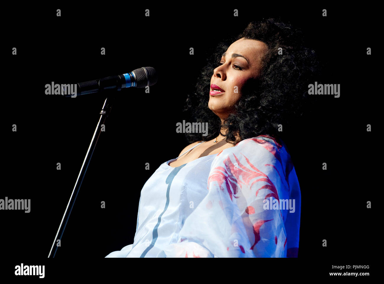 Opera singer Isabelle Kabatu at the Haiti Lavi 12-12 benefit concert in ...