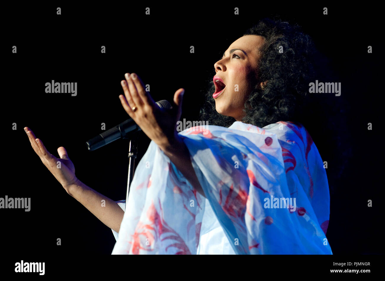 Opera singer Isabelle Kabatu at the Haiti Lavi 12-12 benefit concert in ...