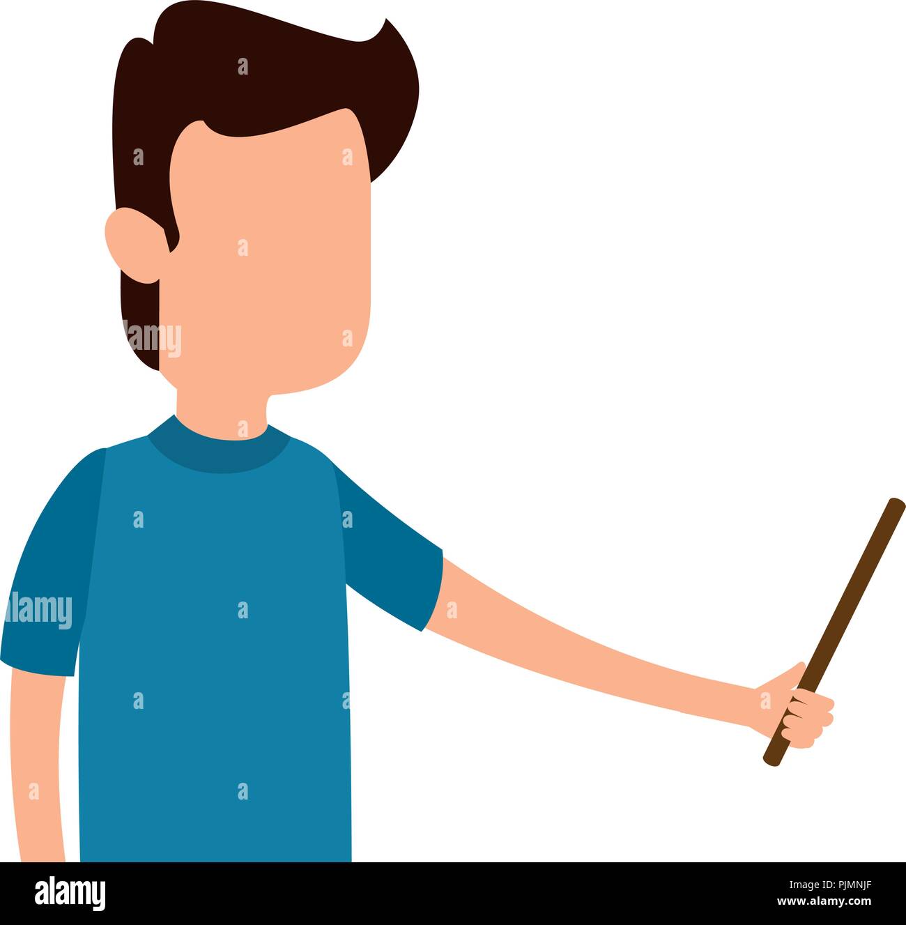 Teaching stick Stock Vector Images - Alamy