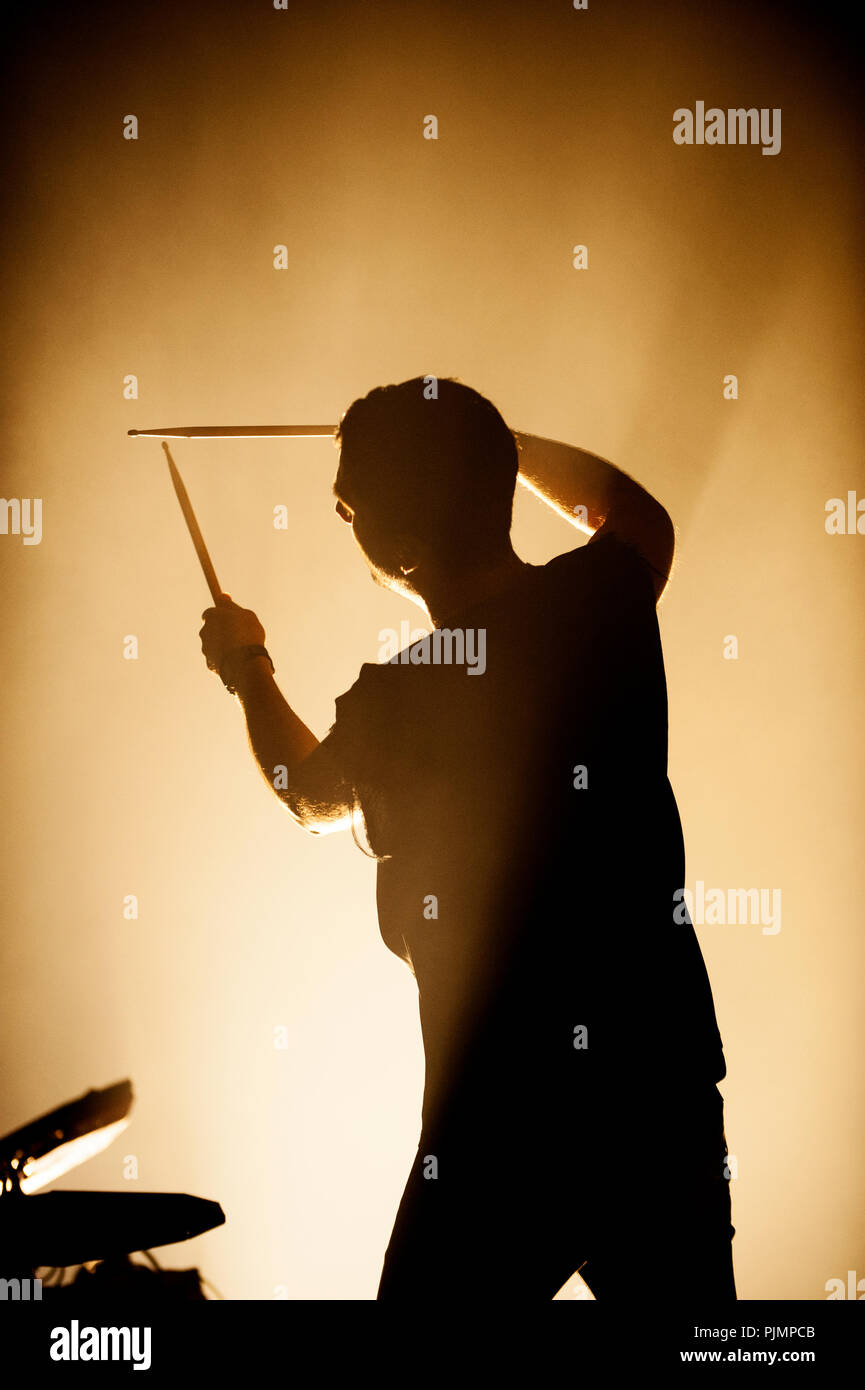 Concert of the Belgian electro band Goose in the Ancienne Belgique ...