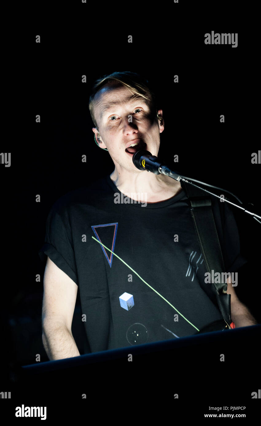 Concert of the Belgian electro band Goose in the Ancienne Belgique ...