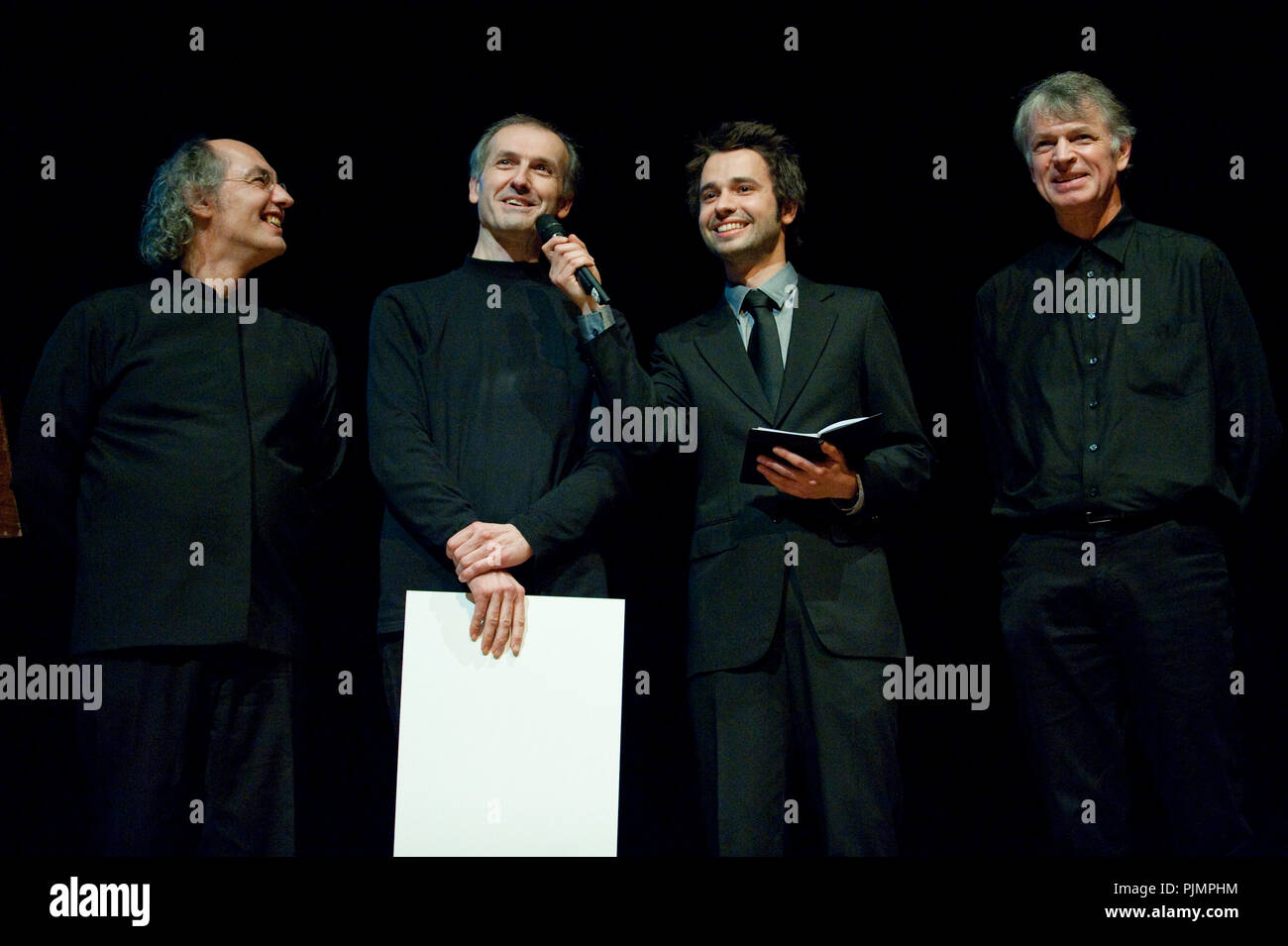 Ensemble Explorations being rewarded with the KBC-music trophy at the ...